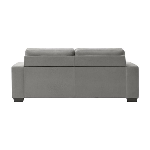 CorLiving Lyon Modern Light Grey Polyester Sofa LSG-801-S | RONA