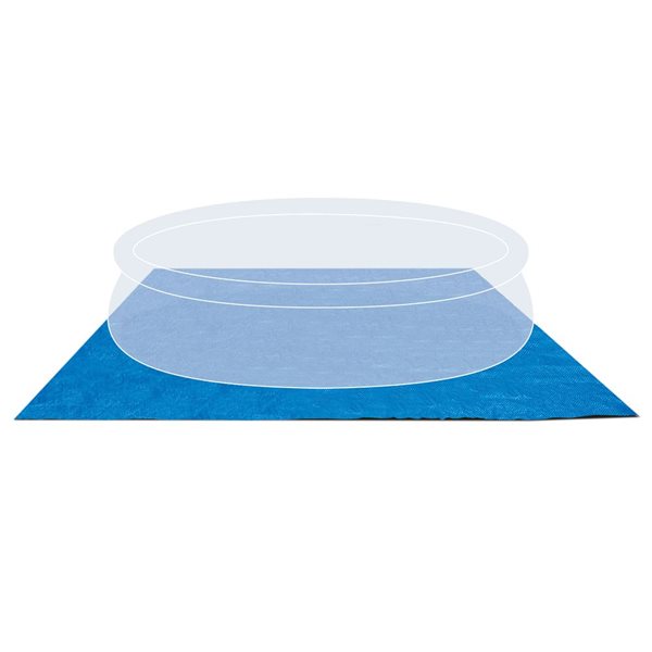 Intex 15.5 x 15.5-ft Square Plastic Pool Ground Cloth L28048 | RONA