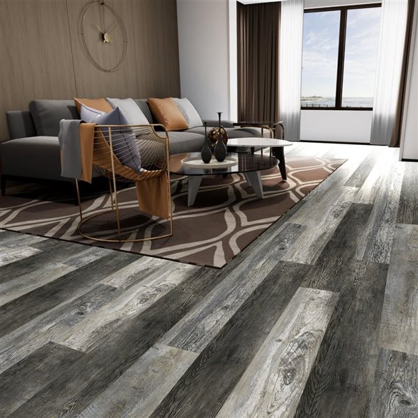 Deco Products Hydrostop Floor and Wall 6-in x 6-in x 5.2-mm Fieldstone ...