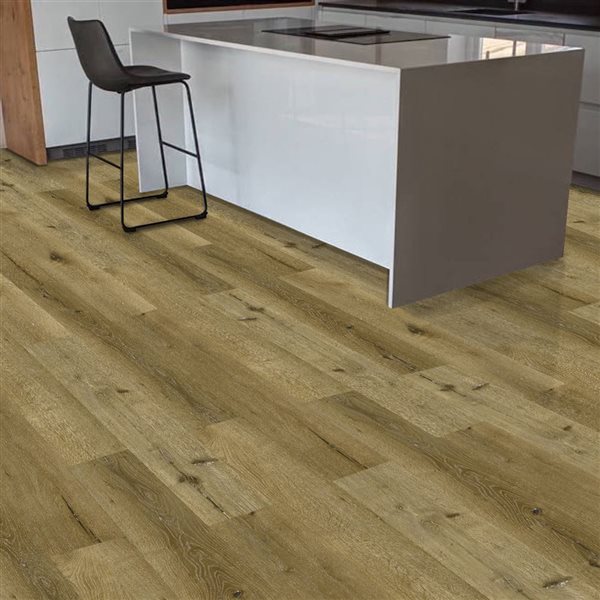Deco Products Hydrostop Floor and Wall 6-in x 6-in x 5.2-mm Natural Oak ...
