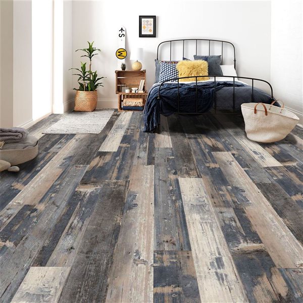 Deco Products Colors Floor and Wall 6-in x 6-in x 2-mm Rumba Wood ...