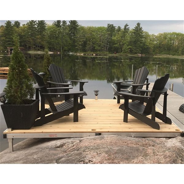 Panneau en cèdre rouge de l'Ouest Dockmaster pour ensemble de quai 10 x ...