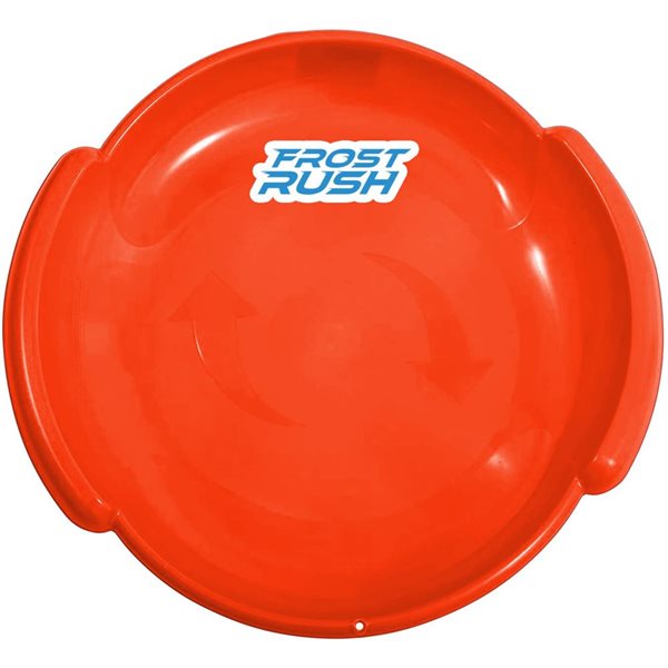 Frost Rush 2-Person Round Orange Plastic Snow Sled FRSL-05-OR | RONA