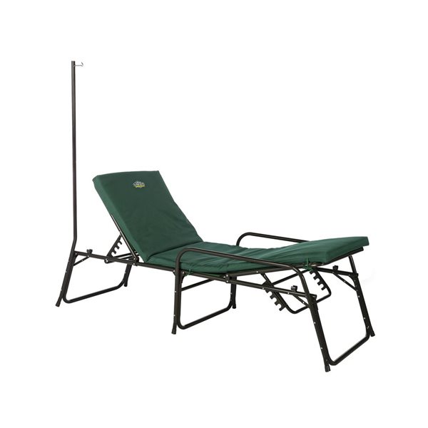 Kamp-Rite Emergency Cot Multiple Positions Green 78-in x 28-in x 18-in ...