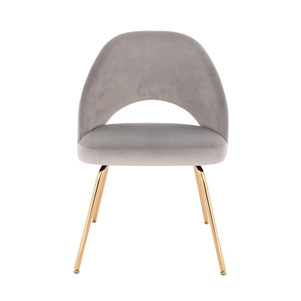 TAKE ME HOME FURNITURE Set of 4 Selina Gold Contemporary Upholstered ...