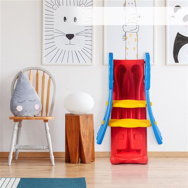 Costway Indoor Outdoor Children Folding Up-down Slide TY325112 | RONA