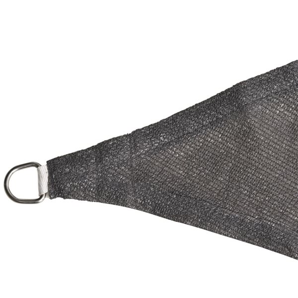 Outsunny Sun Shade Sail with LED Lights - Triangle Shade Cloth 840 ...