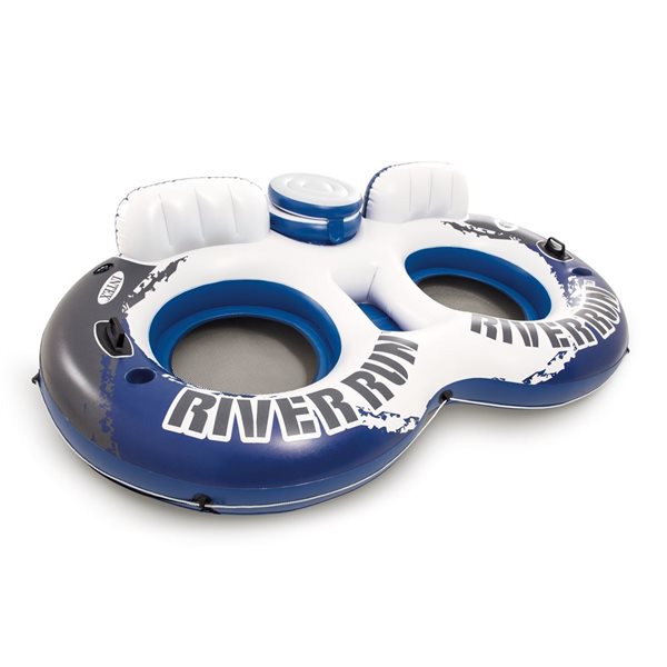 INTEX River Run 2-Seat Blue Inflatable Lounger L58837 | RONA