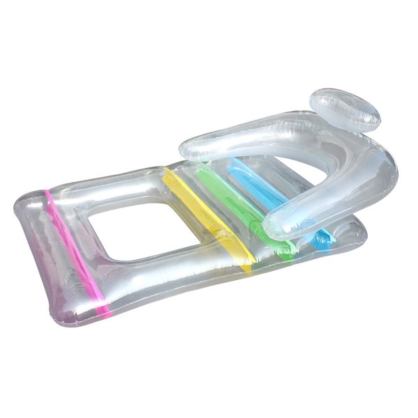 Northlight 62-in Inflatable Pool Float Lounger with Headrest 34808640 ...