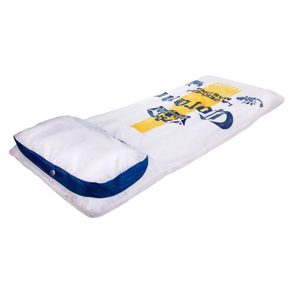 Northlight 74.75-in Inflatable Corona Pool Lounge Float 35131350 | RONA
