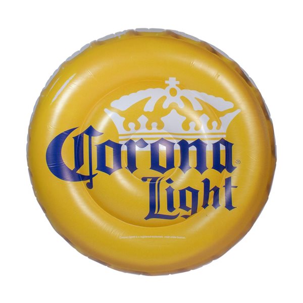 Northlight 51.5-in Corona Yellow and Blue Inflatable Bottle Cap Pool ...