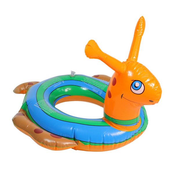 Swim Central 24-in Orange and Blue Snail Inflatable Pool Float 32883635 ...