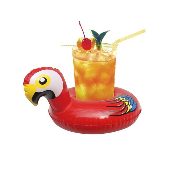 Northlight 10-in Inflatable Parrot Pool Float with Drink Holder ...