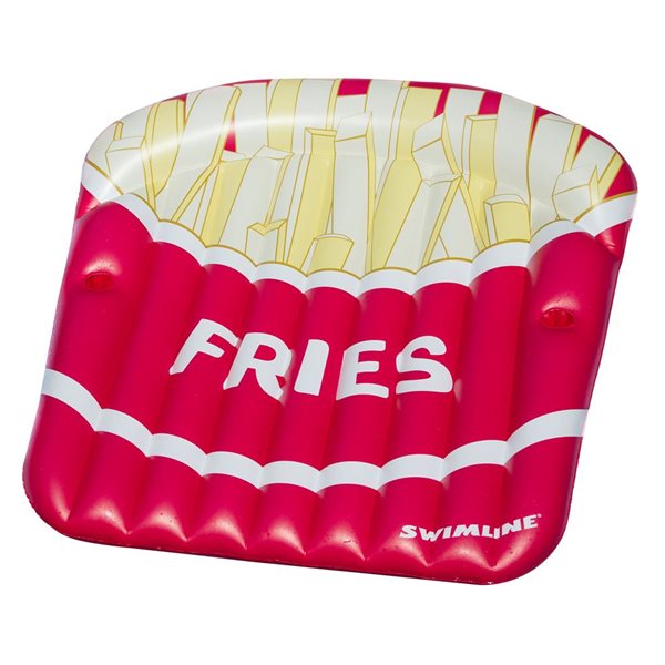Swim Central 69-in Inflatable French Fries Swimming Pool Float 35260986 ...