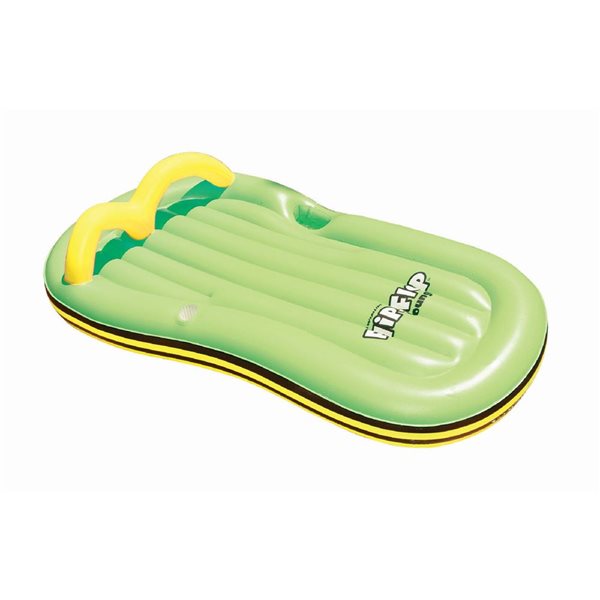 Swim Central 78-in Inflatable Green Flip Flop Swimming Pool Lounge ...