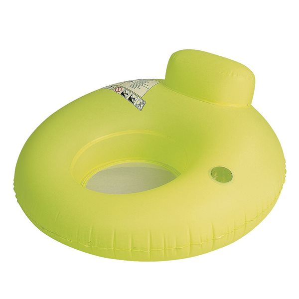 Pool Central Inflatable Yellow Swimming Pool Lounger Float 32148200 | RONA