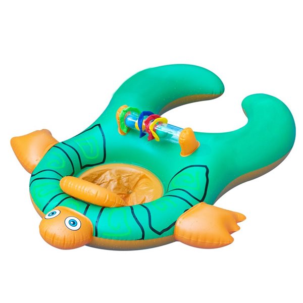 Swim Central 40-in Inflatable Turtle Swimming Pool Seat 31477157 | RONA