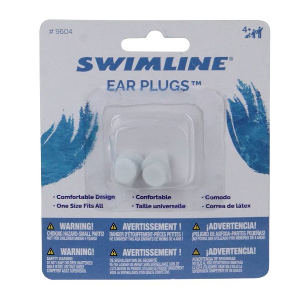 Swim Central White Moulded Swimming Ear Plugs 2 Piece 32231743 RONA Swim Central White Moulded Swimming Ear Plugs 2 Piece 32231743 RONA