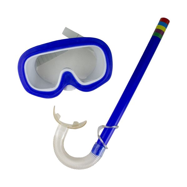 Pool Central Blue Kid's Mask and Snorkel Set 34256427 | RONA