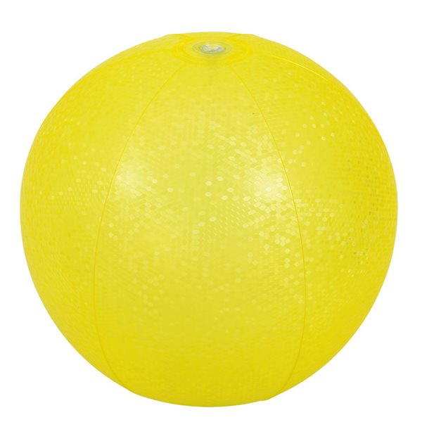 Pool Central 20-in Yellow Inflatable Beach Ball 34958635 | RONA