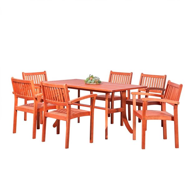 Azen Hakan 4-Piece Tan Patio Dining Set M0187SET4 | RONA