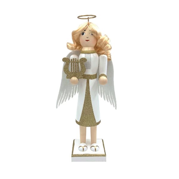 Santa's Workshop 14-in Angel Nutcracker 70213 | RONA