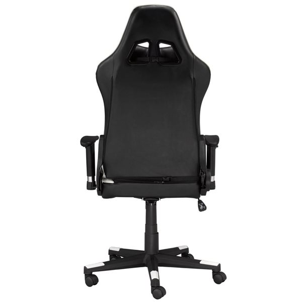 Brassex Violet Black/white Contemporary Ergonomic Adjustable Height ...