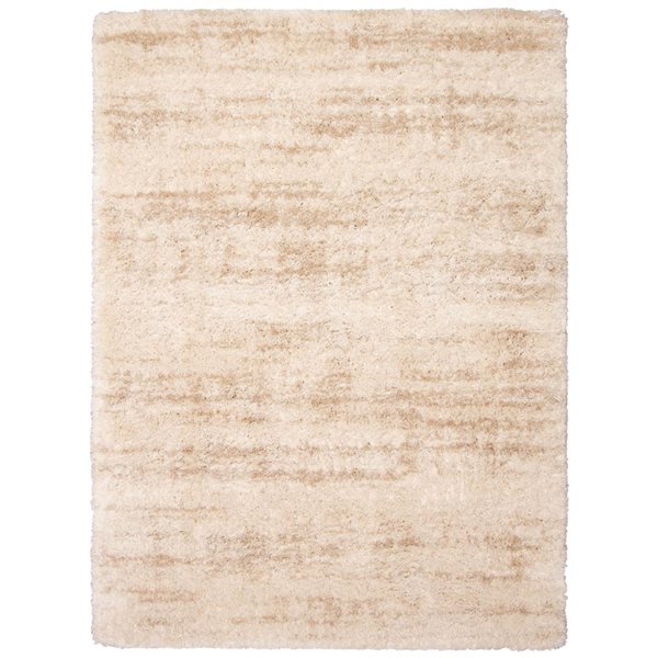 ECARPET Sia 8-ft x 10-ft Cream Rectangular Area rug 351861 | RONA