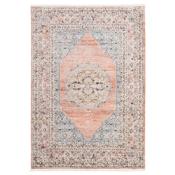 ECARPET Serena 8-ft x 10-ft Copper Rectangular Area rug 346936 | RONA