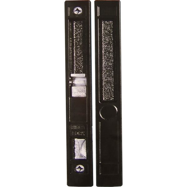 Ideal Security 6.56-in Black Mortise Style Handle Set BK808BL | RONA