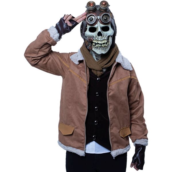 Nightmare Collection from Ghoulish Productions Ghost Aviator Latex Mask ...