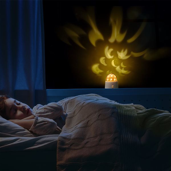 Globe Electric Rotating Star and Moon Projector Night Lights LED ...
