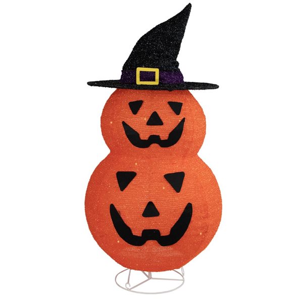 Northlight Lighted Jack-o-Lantern with Constant White LED Lights ...