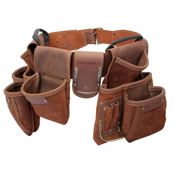 MechTools Contractor Leather Apron Deluxe with 11 Pocket MECMT14449 | RONA