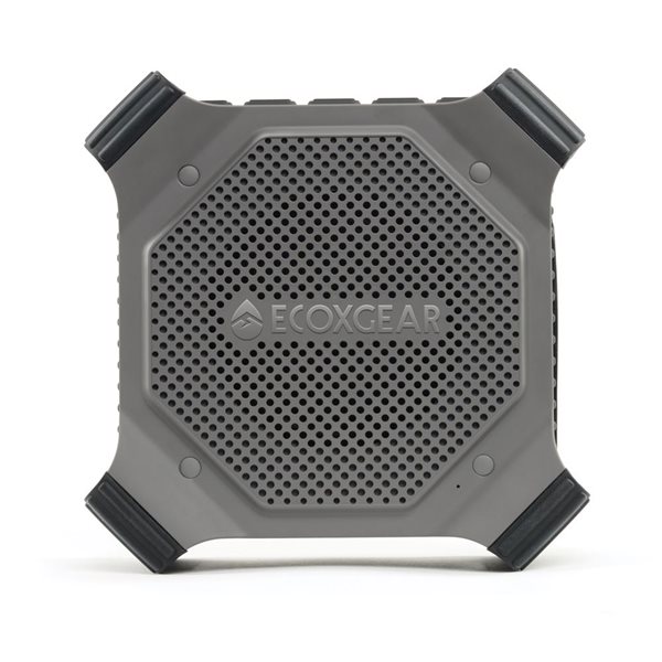 ECOXGEAR EcoEdge Plus Waterproof Bluetooth LED Lit Speaker - Grey E044 ...