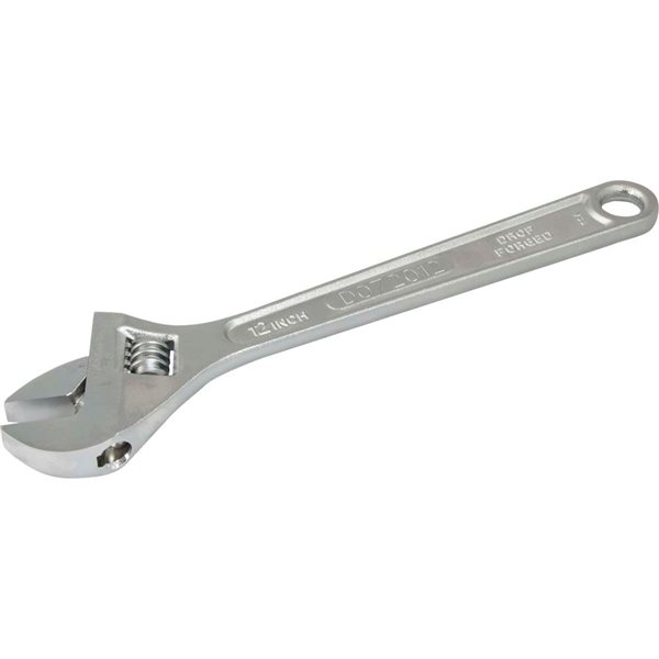 Dynamic Tools 12-in Drop Forged Steel Adjustable Wrench D072012 | RONA