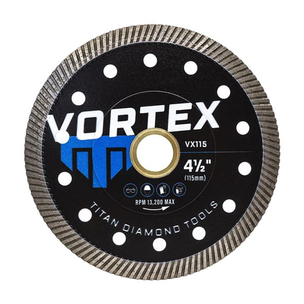 Titan Diamond Tools Vortex Pro Series 4-1/2-in Wet/Dry Cut Segmented ...