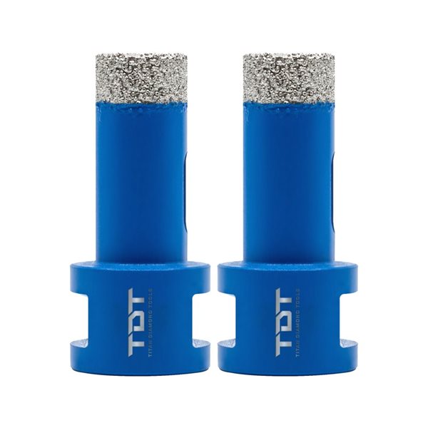 Forêts aléseurs diamantés série Pro de Titan Diamond Tools 3/4 po pour ...