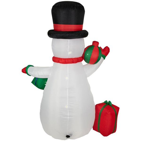 Northlight 8-ft Lighted Snowman Christmas Inflatable 34851757 | RONA