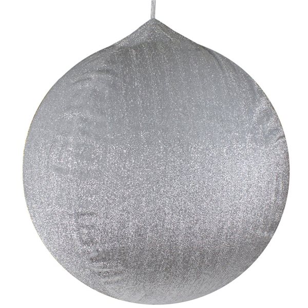 Northlight 27.5-in Silver Inflatable Christmas Ball Ornament 34314438 ...
