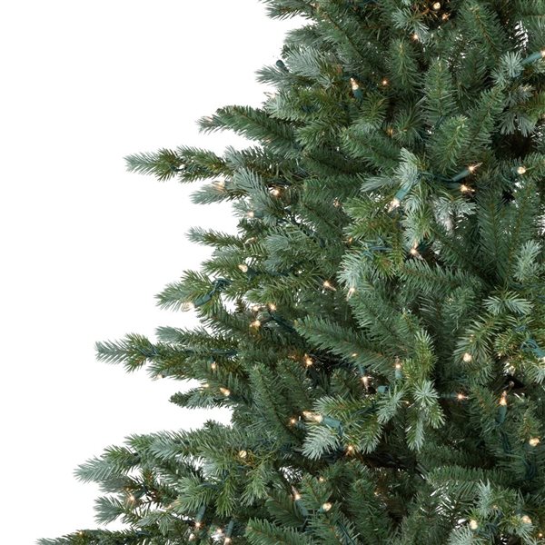 Northlight 9-ft Pre-Lit Medium Blue Spruce Artificial Christmas Tree ...