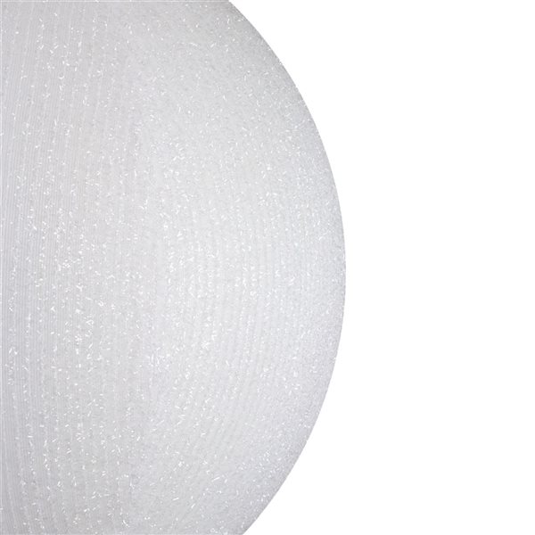 Northlight 19.5-in White Inflatable Ball Ornament 34314430 | RONA