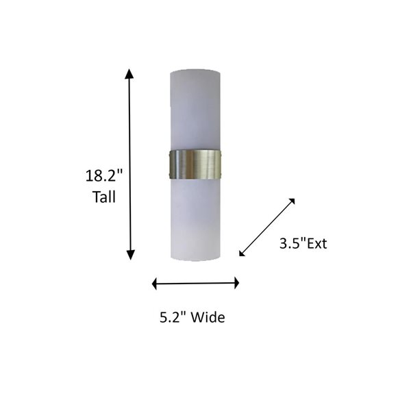 WHITFIELD LIGHTING Jacqueline 2 Light GU 24 Vanity Lights Silver Steel ...