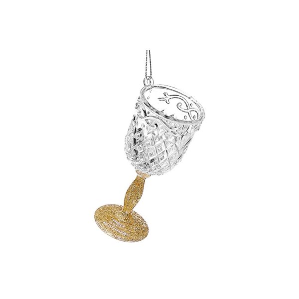 iH casadécor Acrylic Gold Christmas Champagne Cup Ornaments 12/Pack | RONA