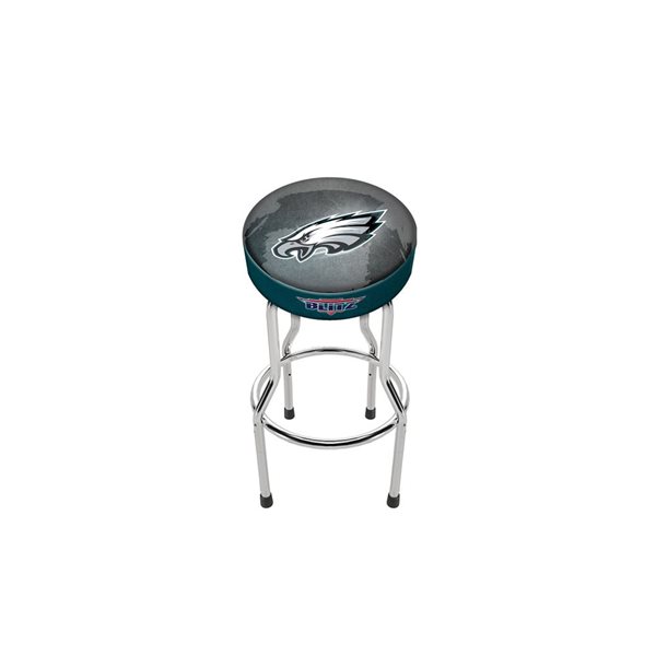 Arcade1UP Philadelphia Eagles Height-Adjustable Round Upholstered ...