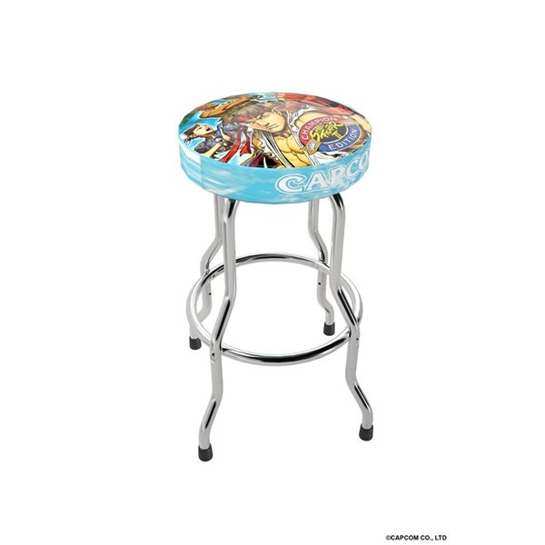 Arcade1UP Capcom Legacy Height-Adjustable Round Arcade Stool - Shinku ...