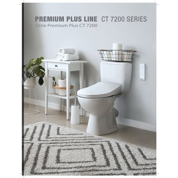 CLEANTOUCH BIDET CleanTouch CT-7200 Elongated Seat High-End Model Warm ...