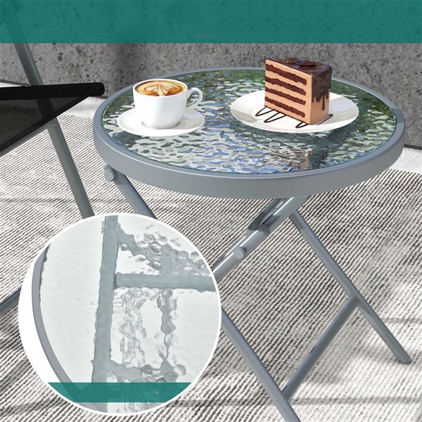 Metal folding table and chair set store