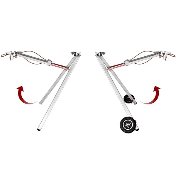 Innovatools 2 Wheels Collapsible Stand for Siding Brakes - Fits Tapco ...