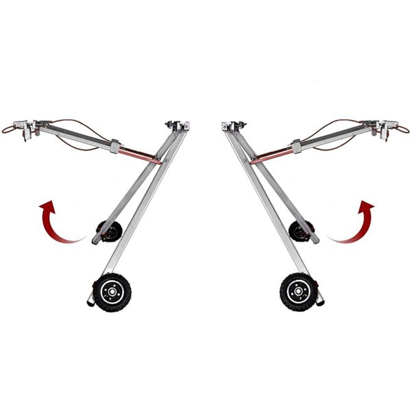 Innovatools 4 Wheels Collapsible Stand for Siding Brakes - Fits Alum-A ...